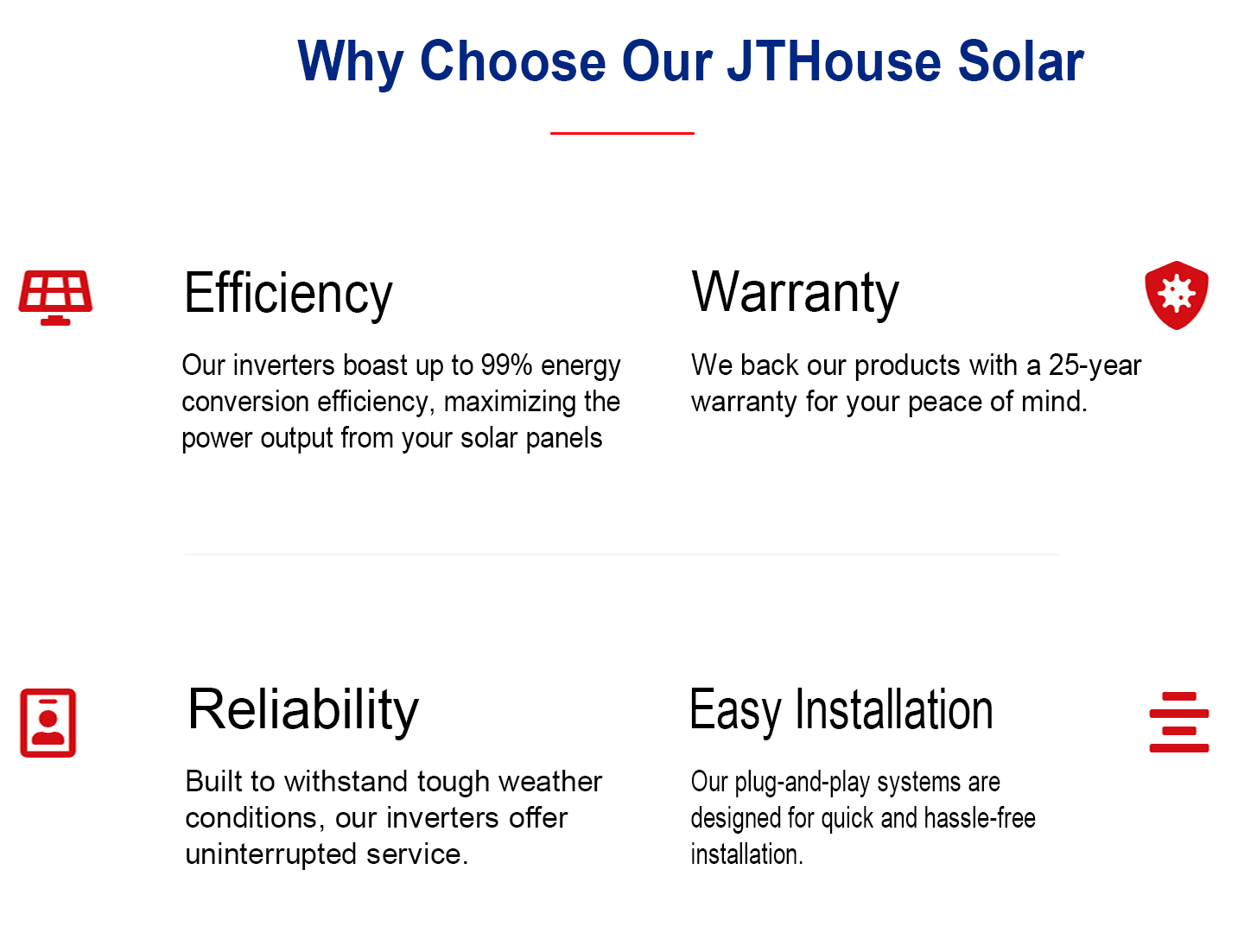 JTHOUSE SOLAR PANEL FACTORY|太阳能板供应商